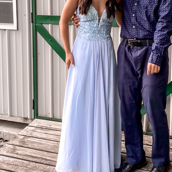 Dresses | Gowntastic Periwinkle Blue Prom Dress | Poshmark